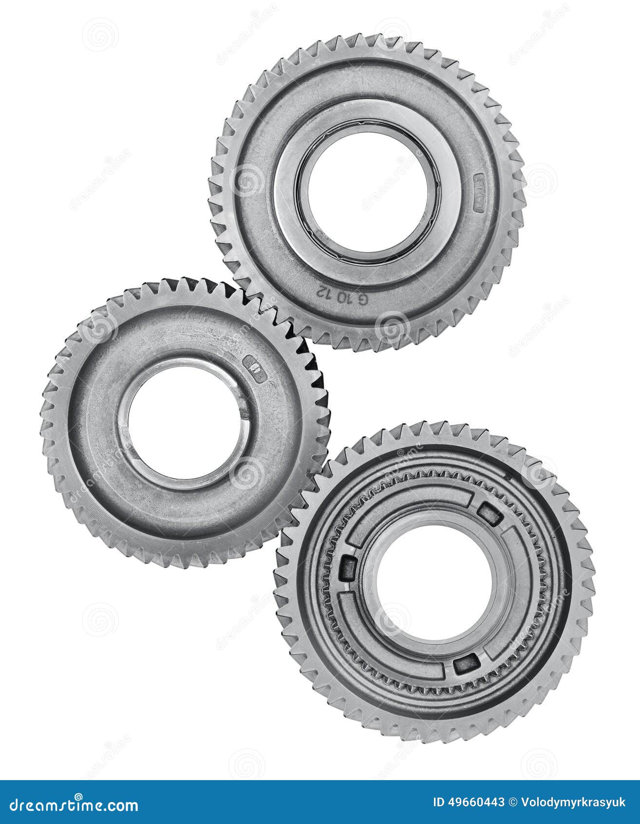 Gear metal wheels stock image. Image of industry, mechanism - 49660443