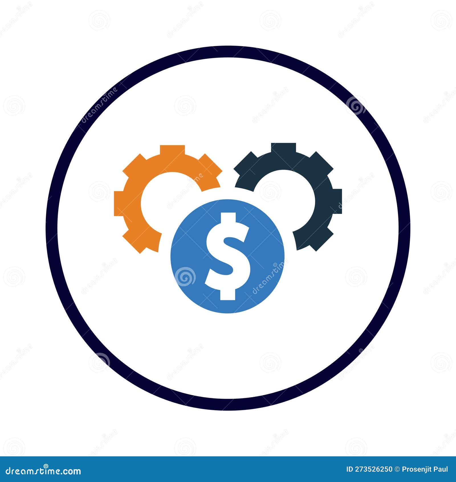 Gear, Money, Dollar, Fund, Management, Fund Management Icon Stock ...