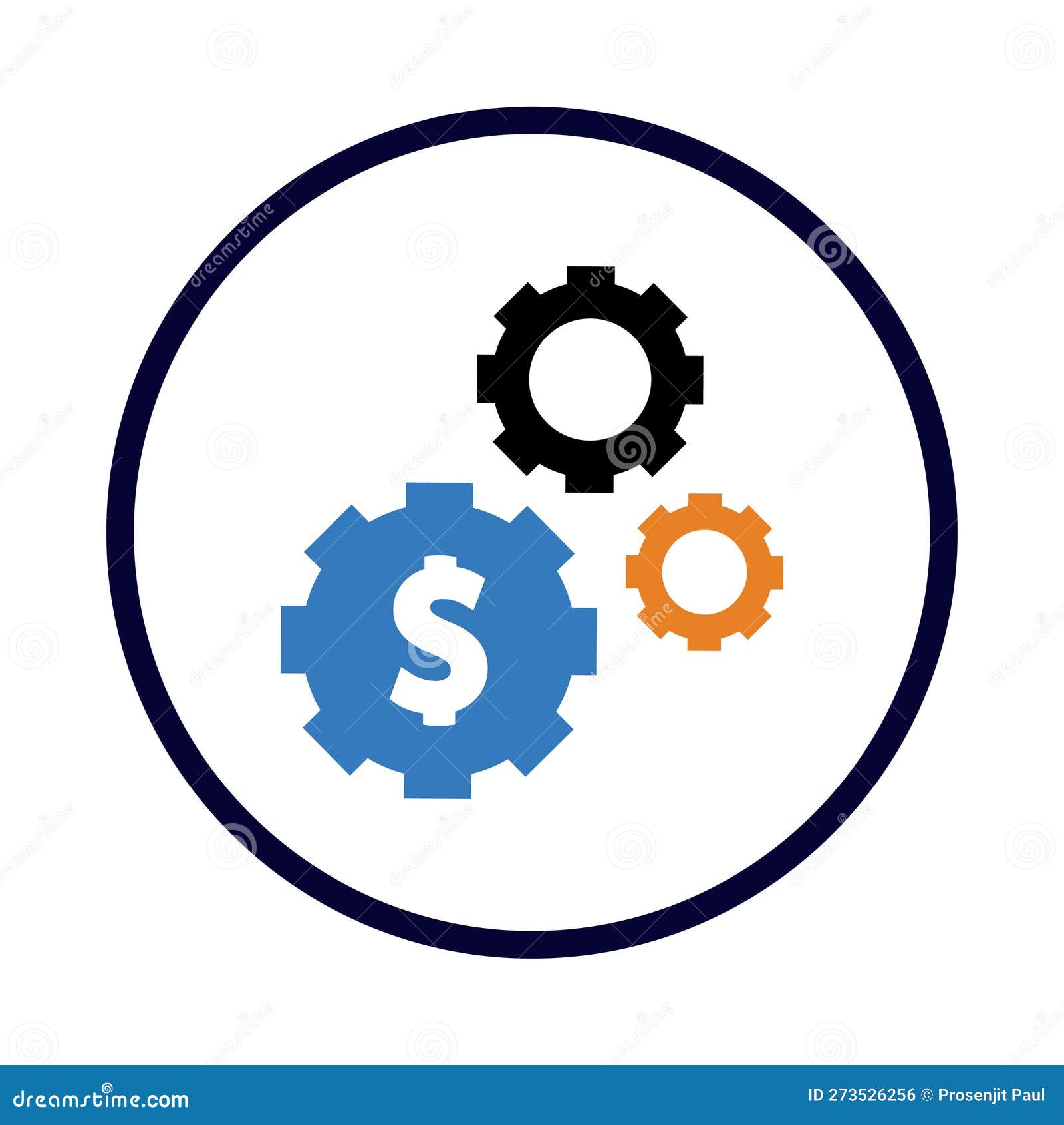 Gear, Money, Dollar, Fund, Management, Fund Management Icon Stock ...