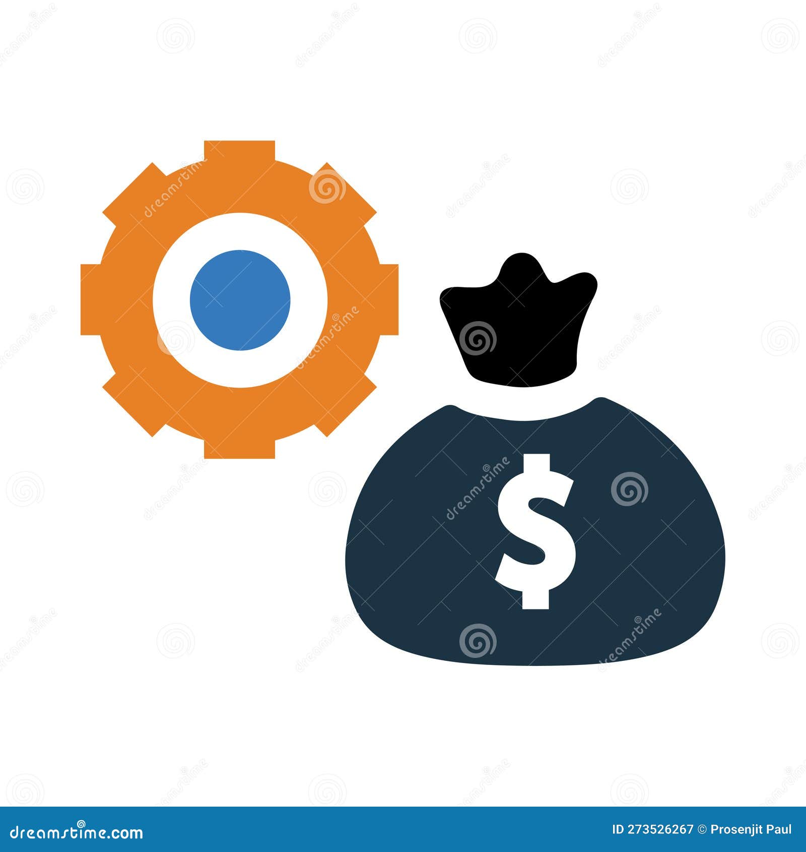 Gear, Money, Dollar, Fund, Management, Fund Management Icon Stock ...