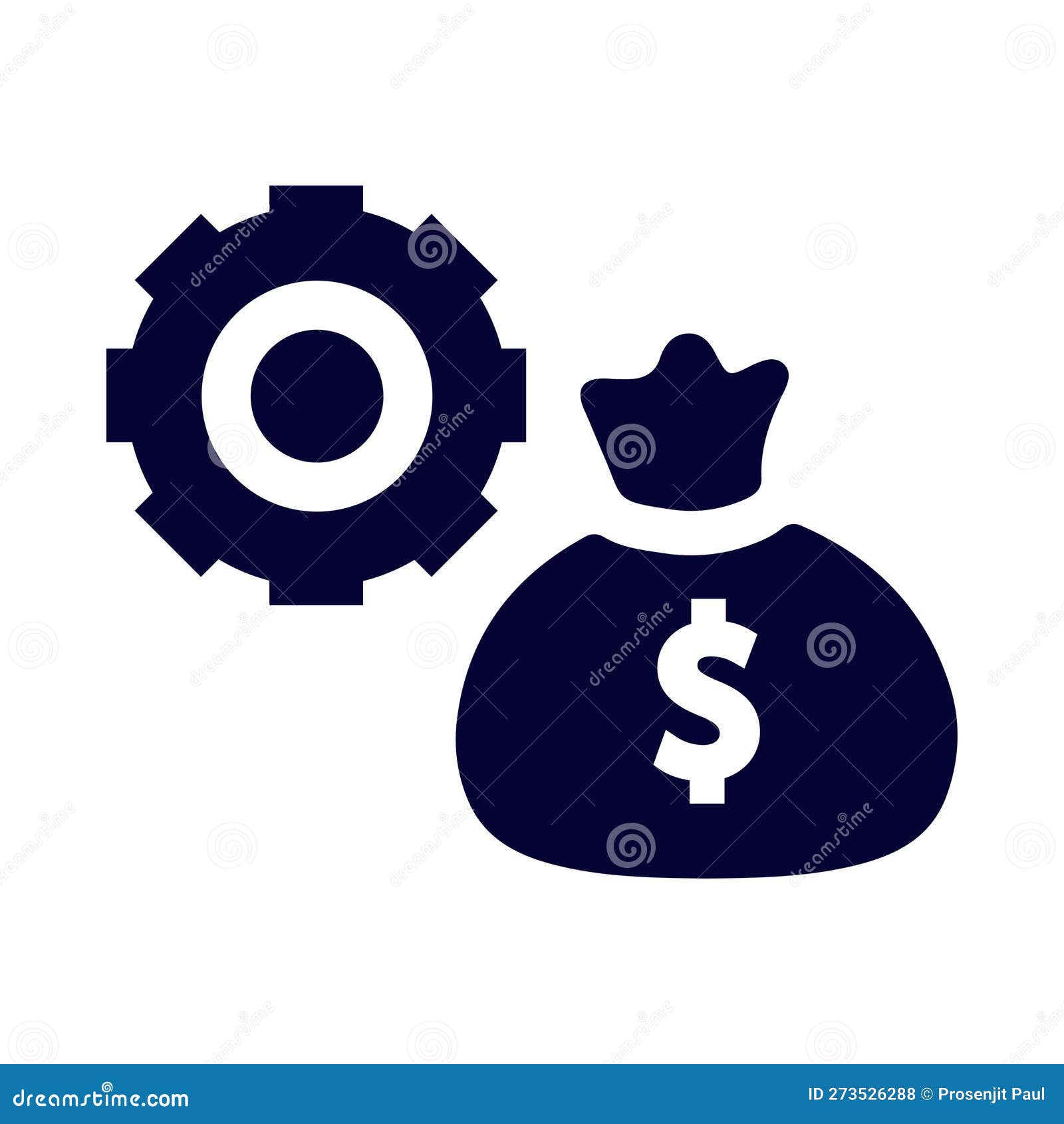 Gear, Money, Dollar, Fund, Management, Fund Management Icon Stock ...