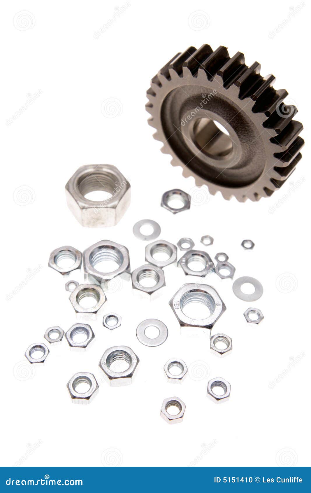 Gear and nuts stock photo. Image of tighten, nuts, indoors - 5151410