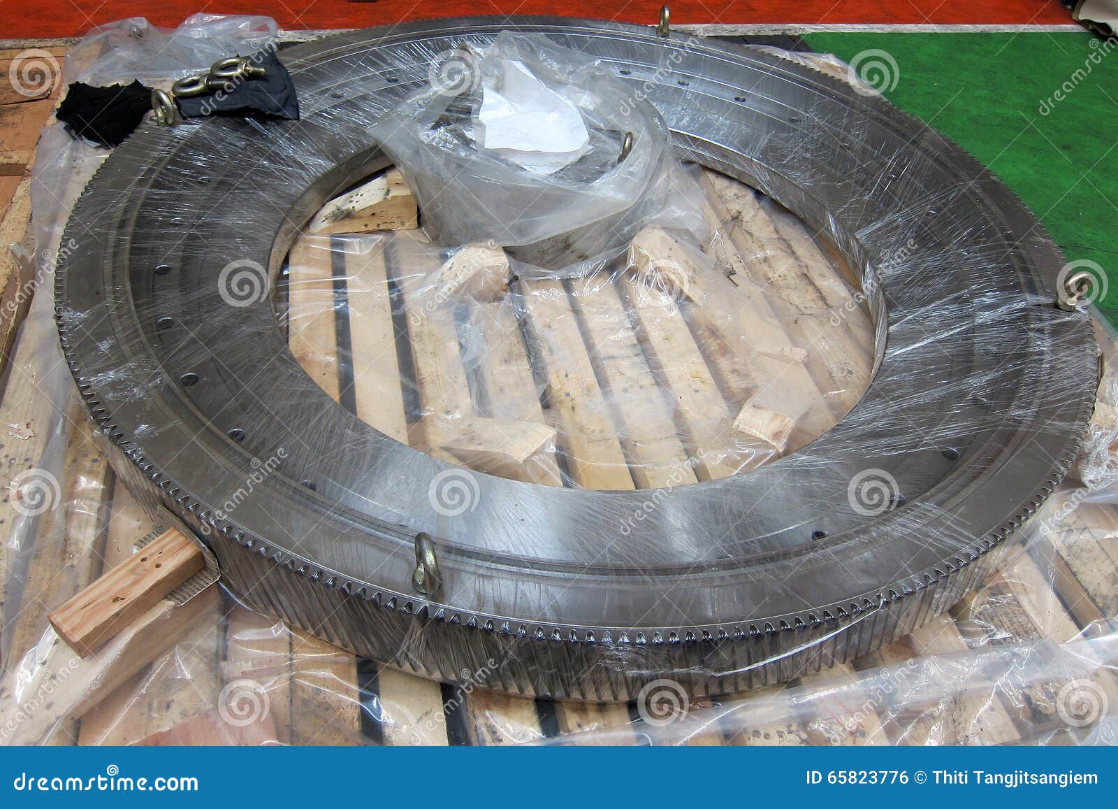 Gear in plastic wrap stock photo. Image of film, machine - 65823776
