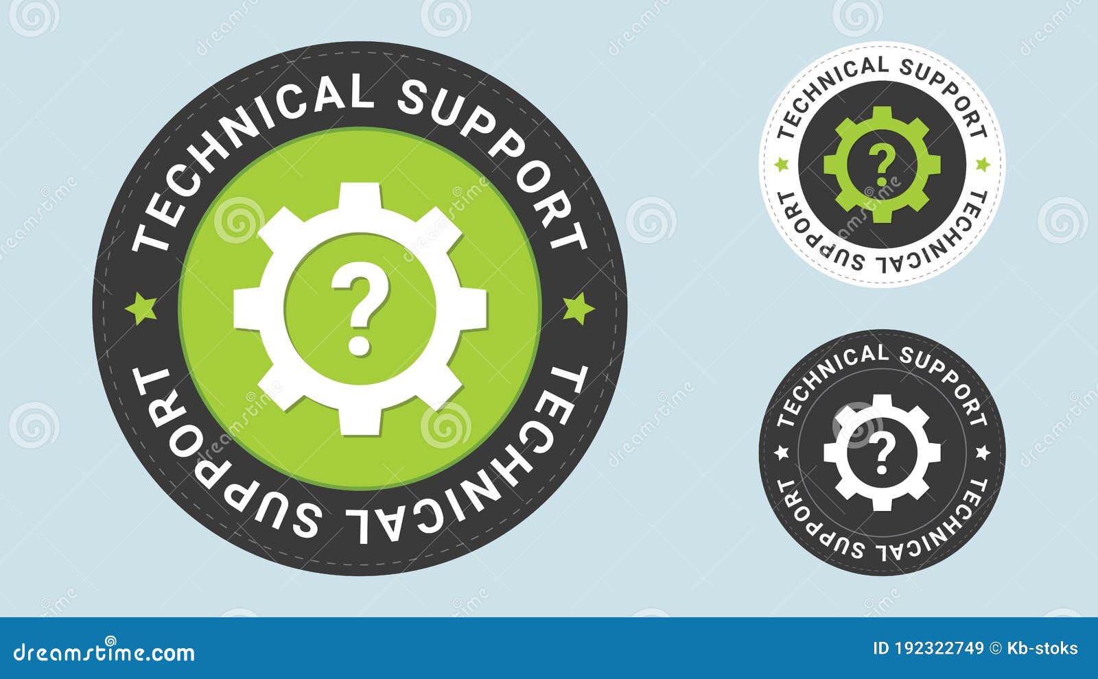 Technical Support Stamp Vector Illustration. Stock Vector ...
