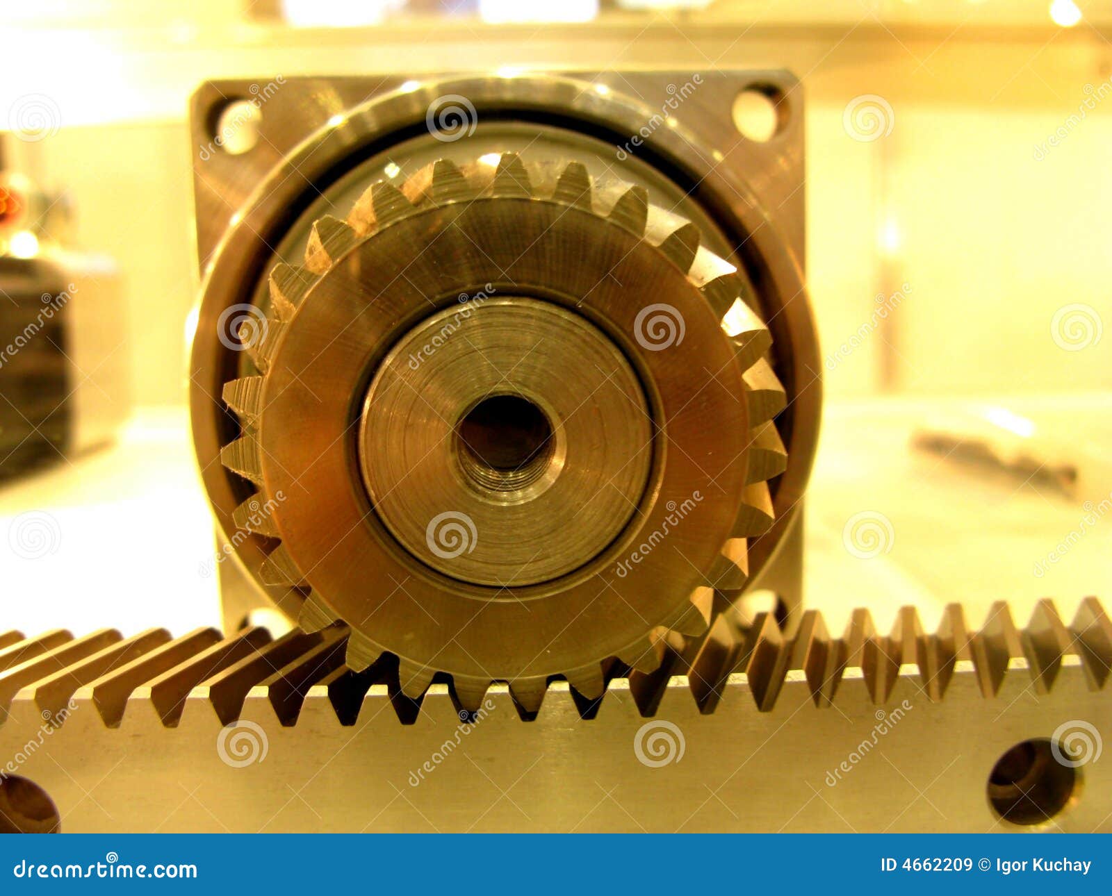 Gear-and-rack drive 2 stock image. Image of change, running - 4662209