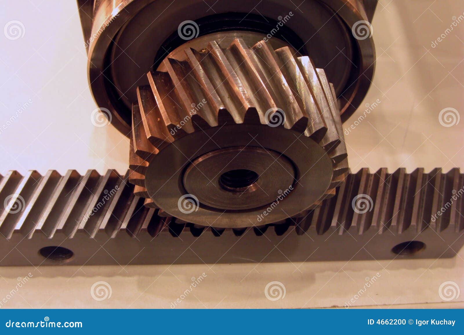 Gear-and-rack drive stock photo. Image of steel, shifter - 4662200