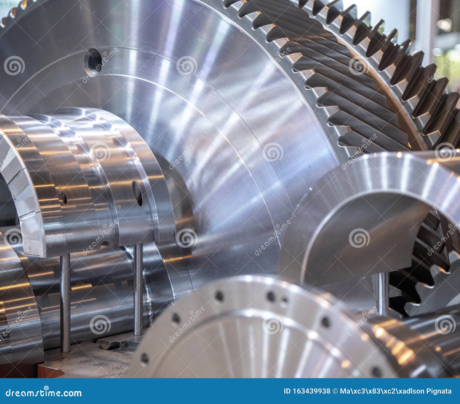 Gear Reducer Beautiful Chrome Exposed Interior Stock Photo - Image of ...