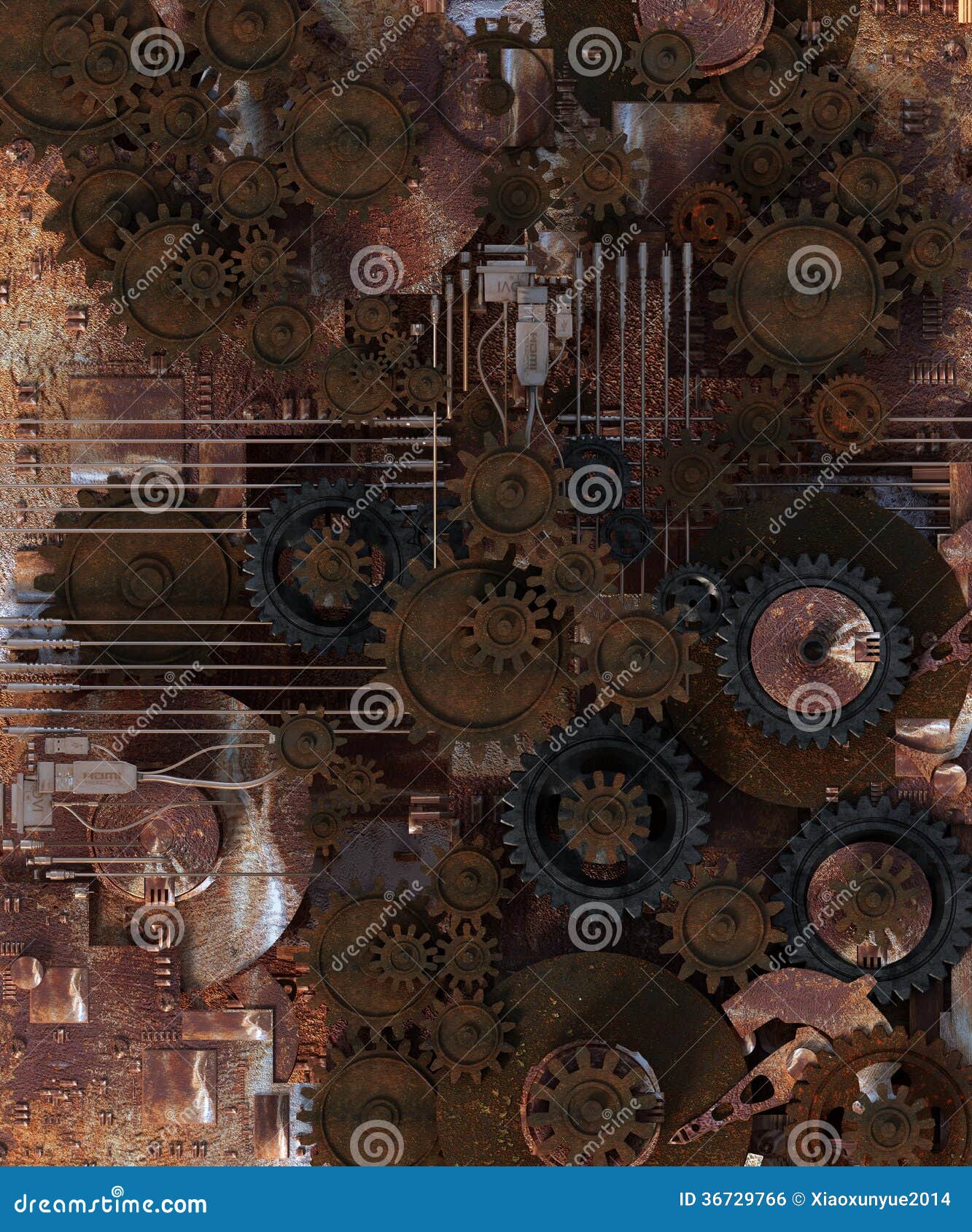 Gear stock illustration. Illustration of gear, chrome - 36729766