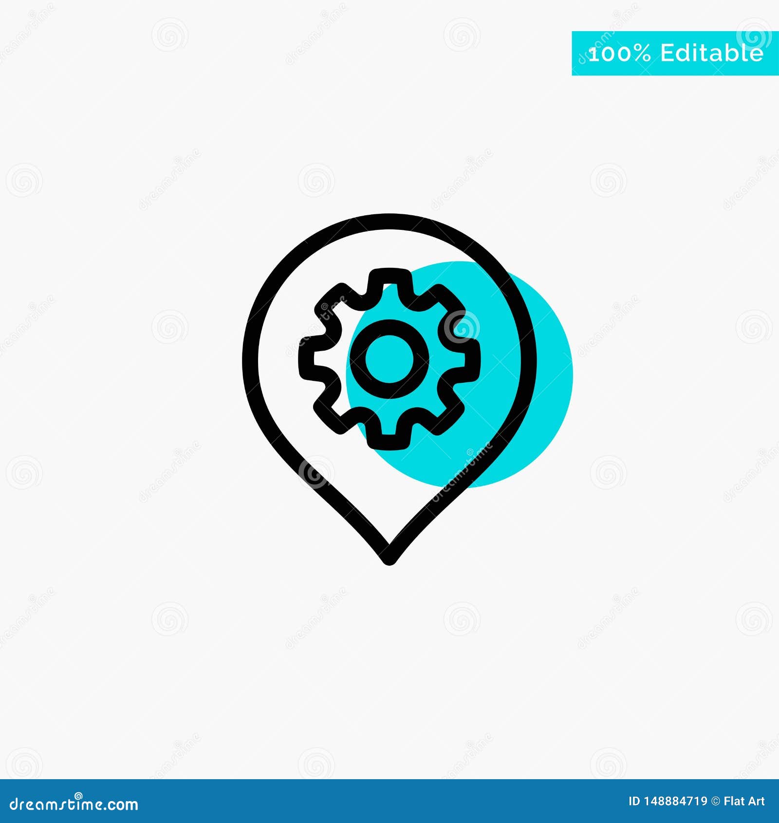 Gear, Setting, Location, Map Turquoise Highlight Circle Point Vector ... Gear, Setting, Location, Map Turquoise Highlight Circle Point Vector ...