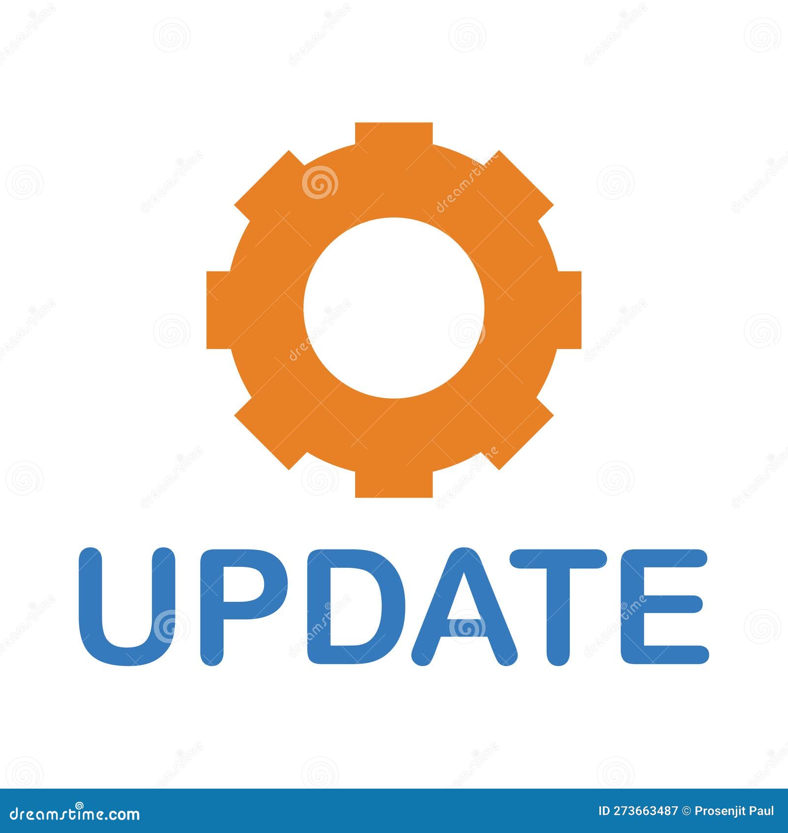 Gear, Setting, Update, Software, Setting Update Icon Stock Illustration ...