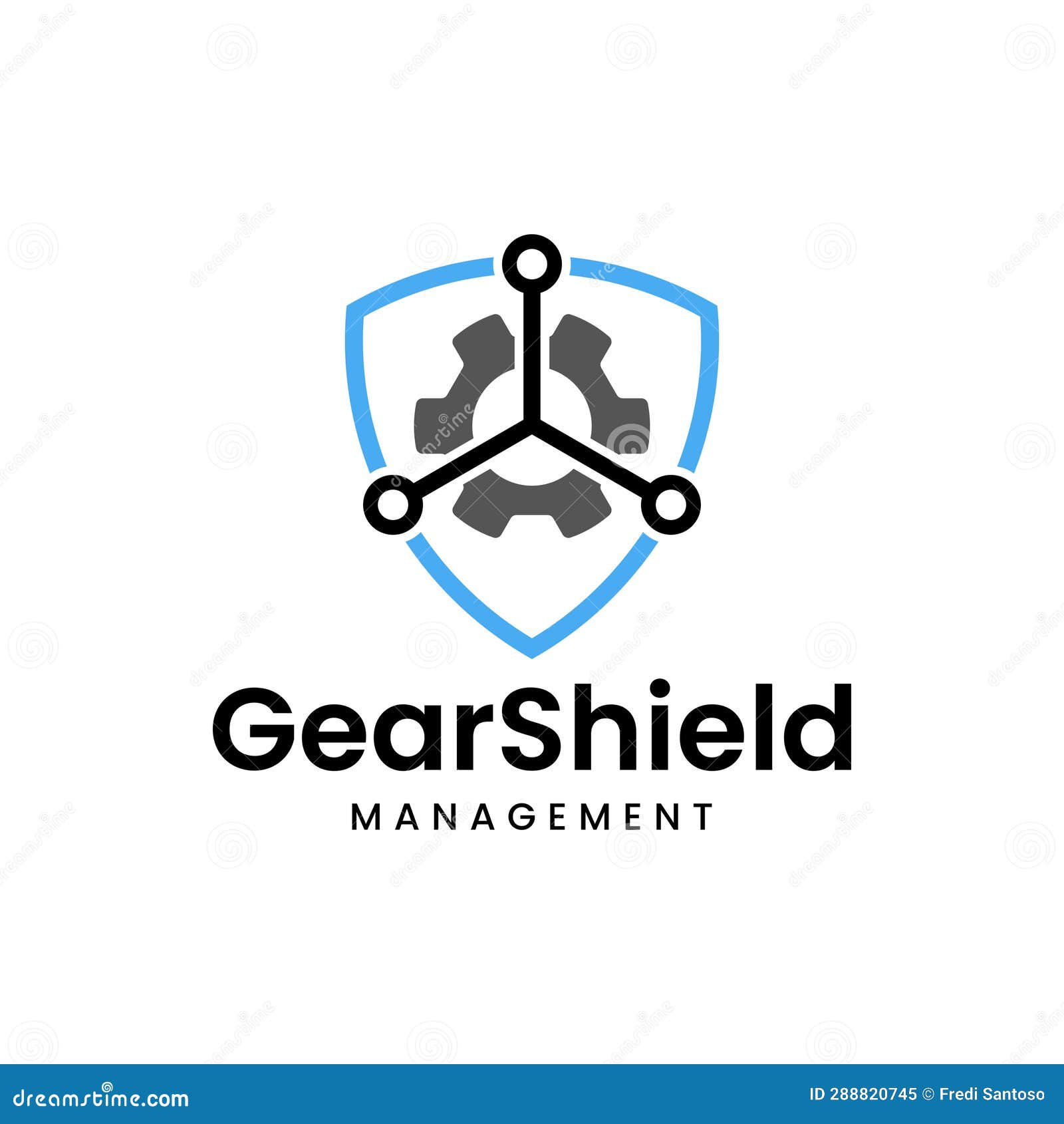 Gear And Shield Combination Logo Royalty-Free Stock Photography ...