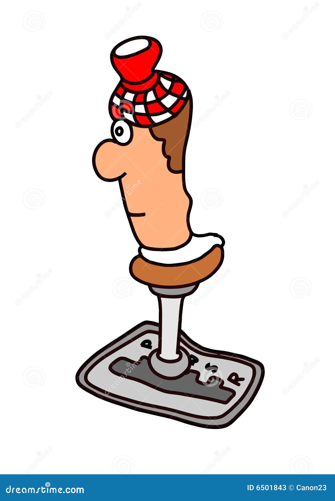 Gear shift stock vector. Illustration of automobile, interior - 6501843