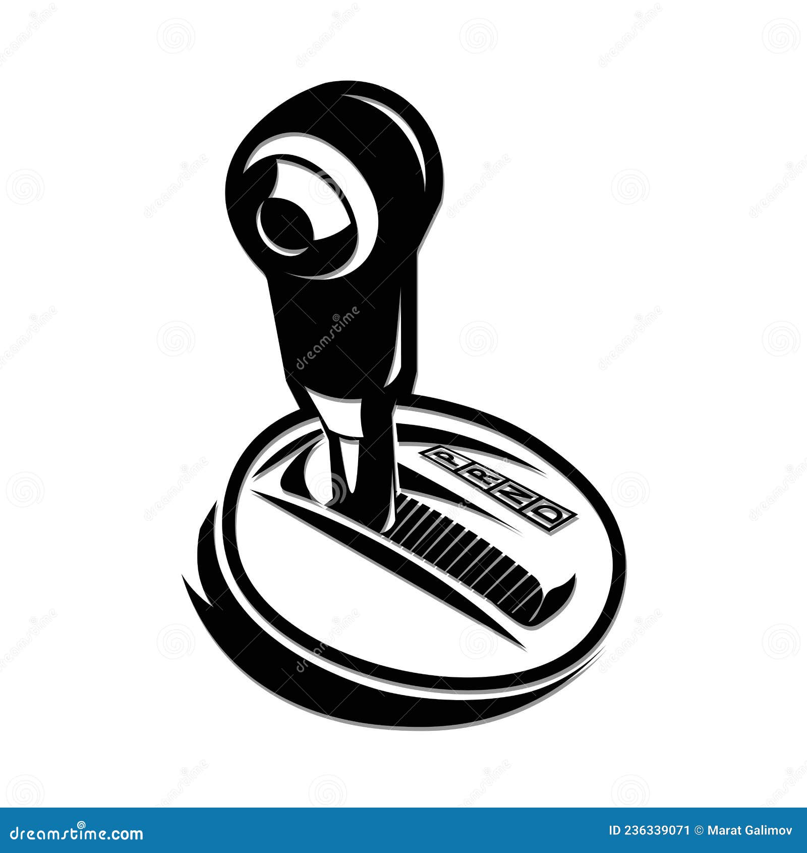 Gear Shift Knob Cartoon Vector | CartoonDealer.com #43787941