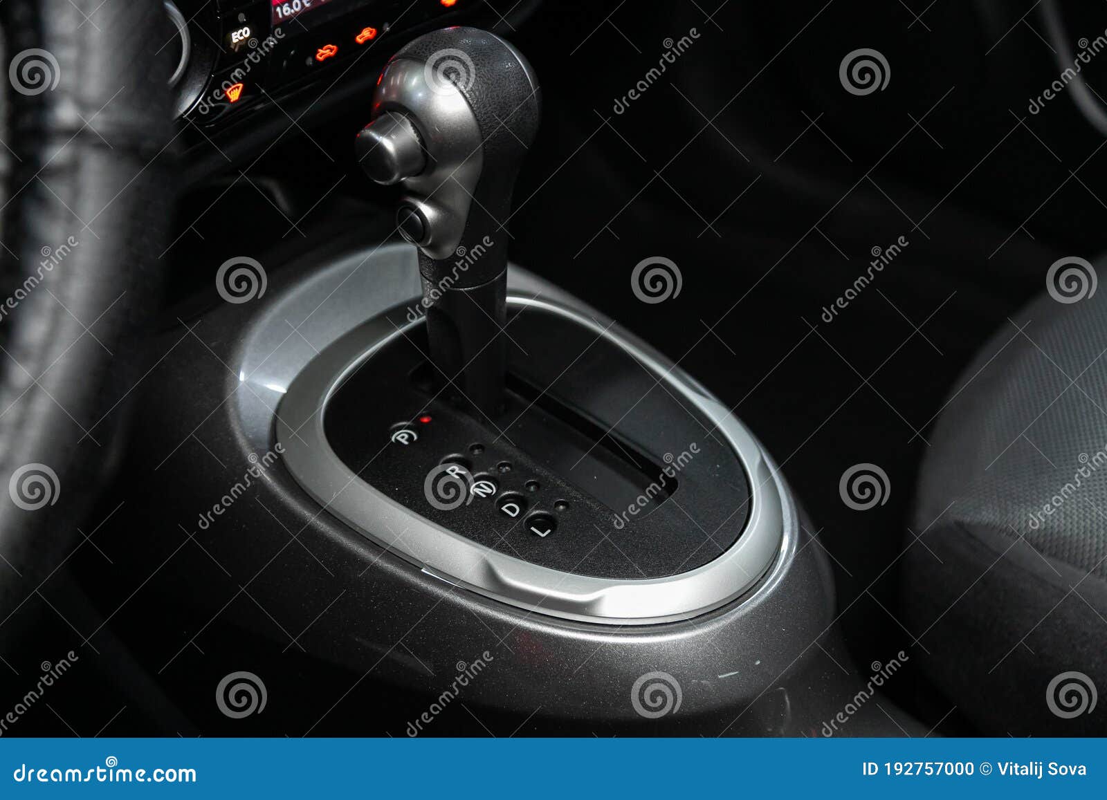 Gear shift. stock photo. Image of modern, inside, gearbox - 192757000
