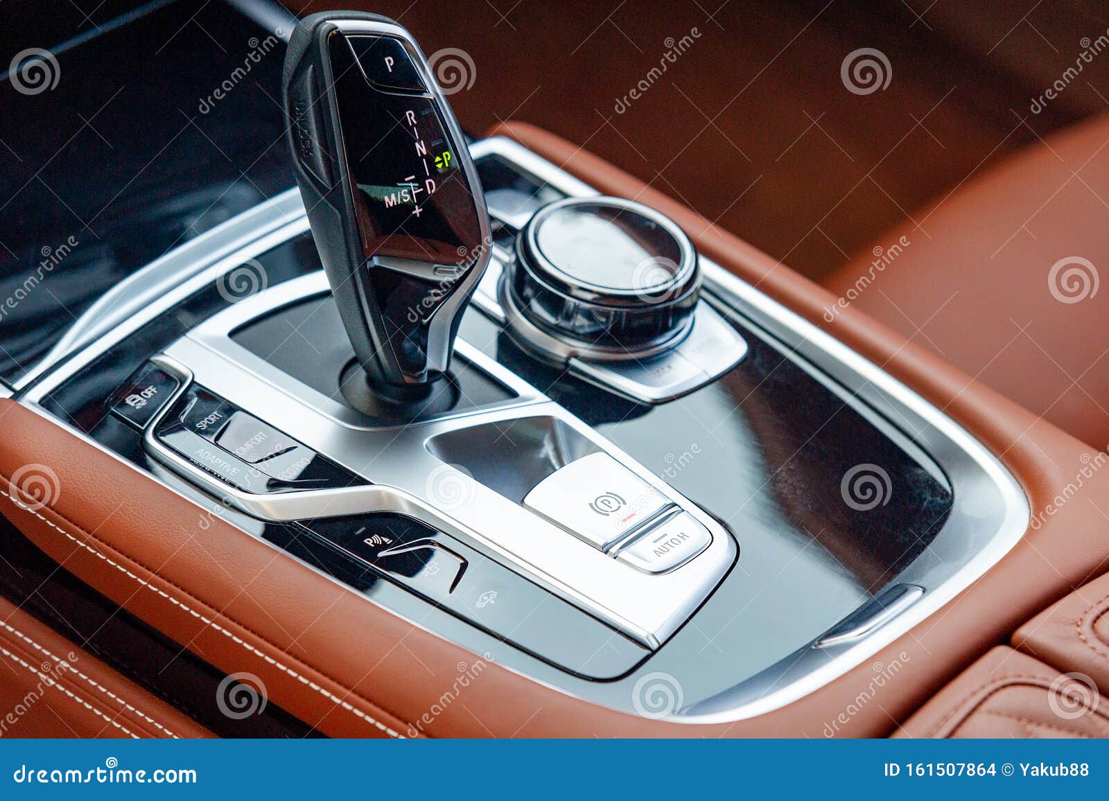 Gear shift in the car stock photo. Image of transmitter - 161507864