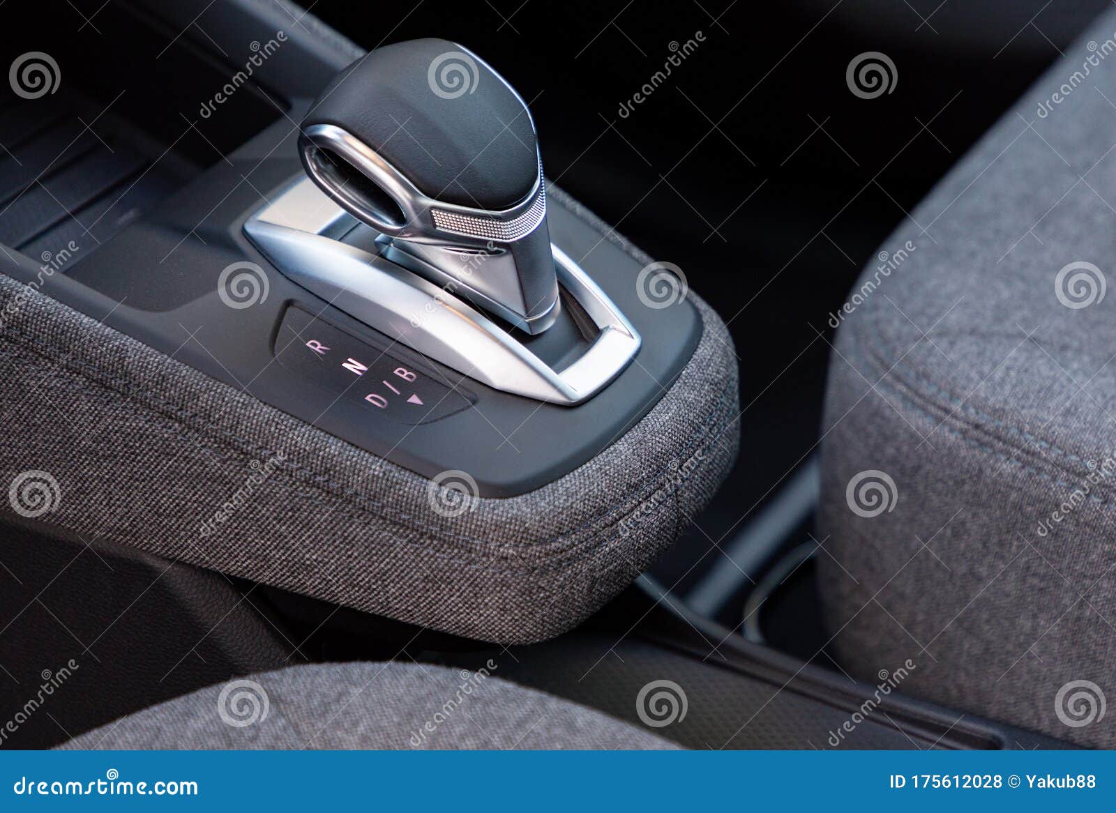 Gear shift in a car stock photo. Image of technology - 175612028