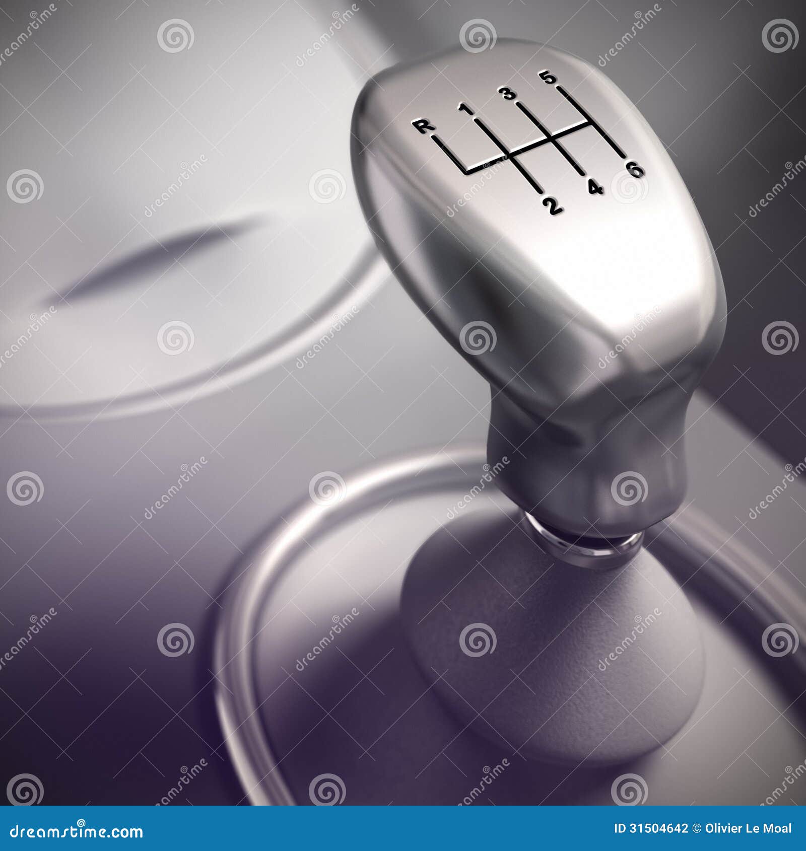 Gear Shift Detail, Automobile Stock Illustration - Illustration of knob ...