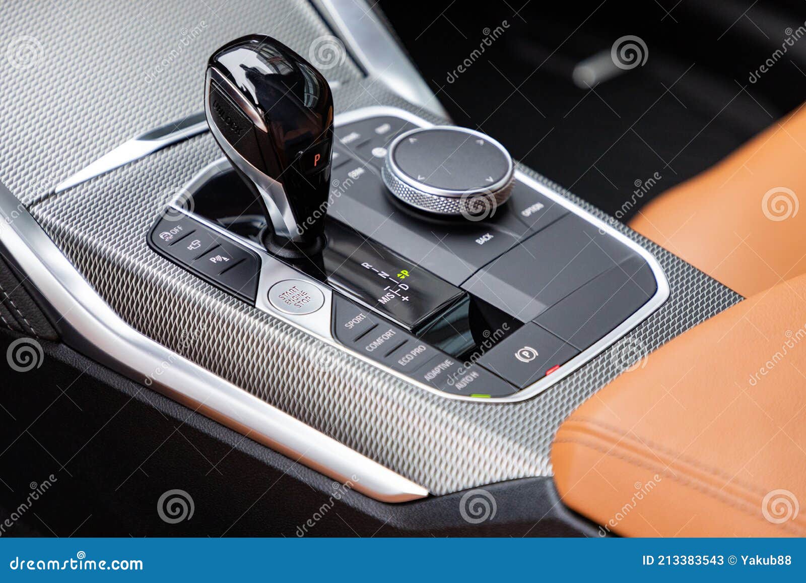 Gear shift in a car stock image. Image of shift, changer - 213383543