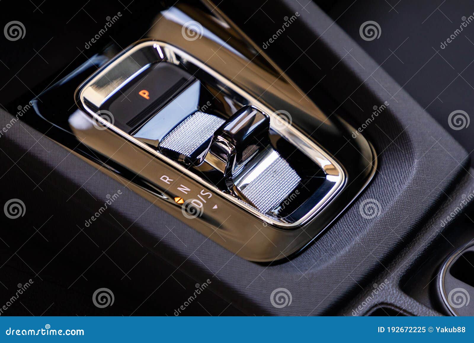 Gear shift in a car stock image. Image of close, transmission - 192672225