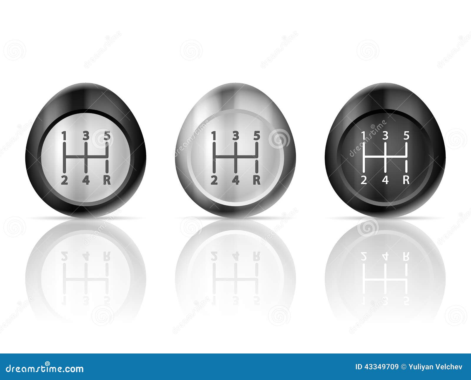 Gear Shift Cartoon Vector | CartoonDealer.com #37352891