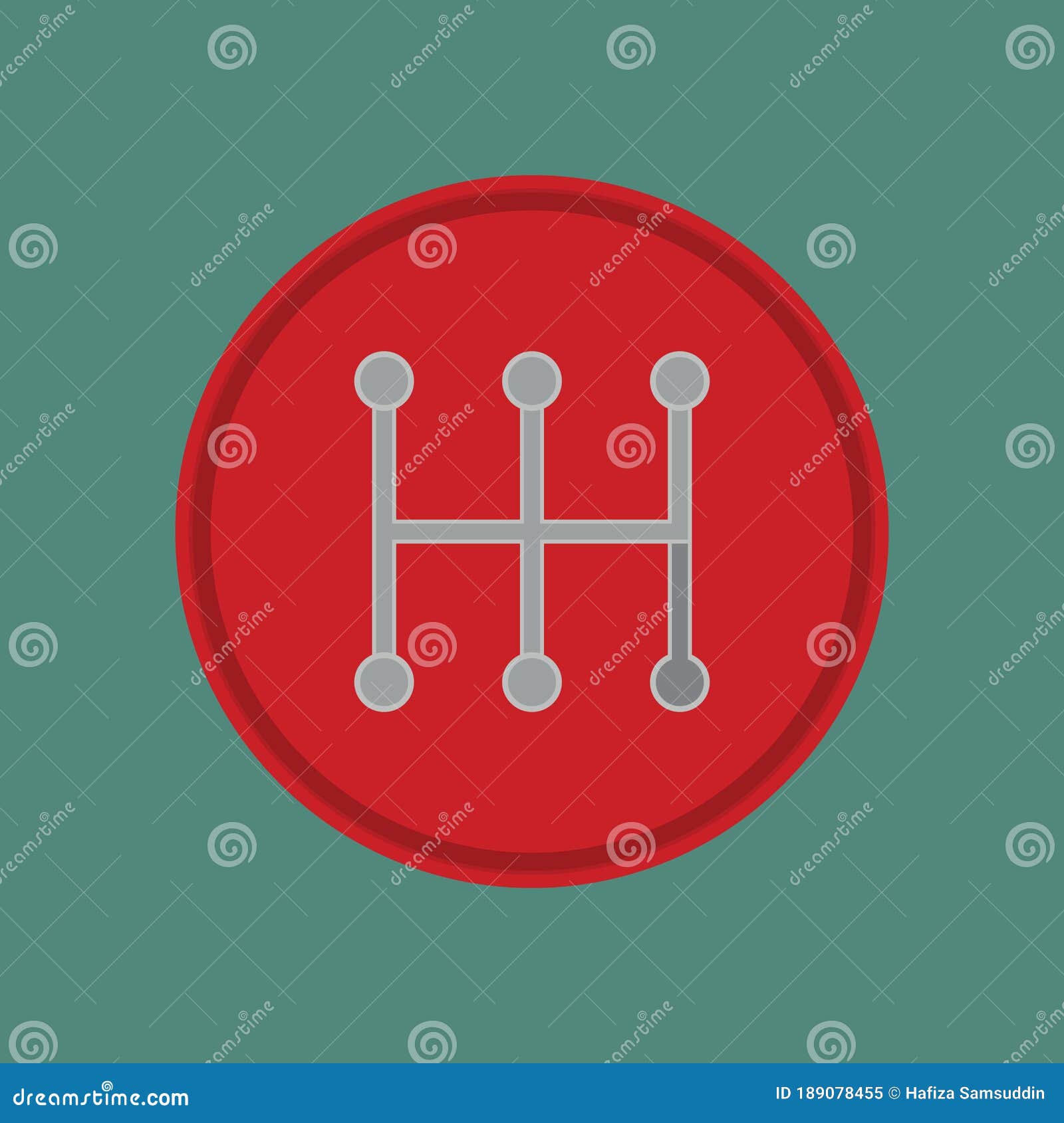 Gear Shift. Vector Illustration Decorative Design Stock Vector ...