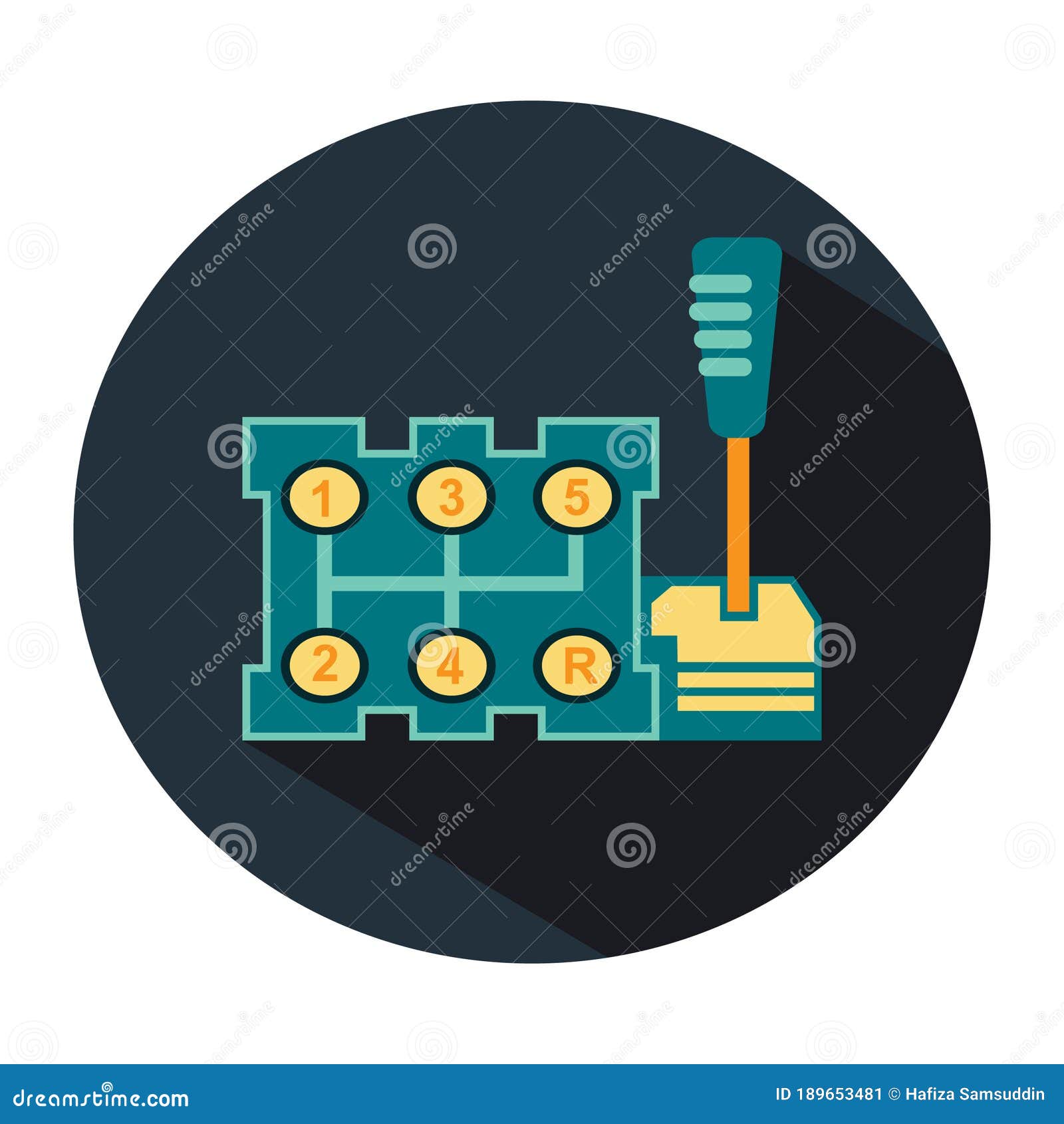 Gear Shift. Vector Illustration Decorative Design Stock Vector ...