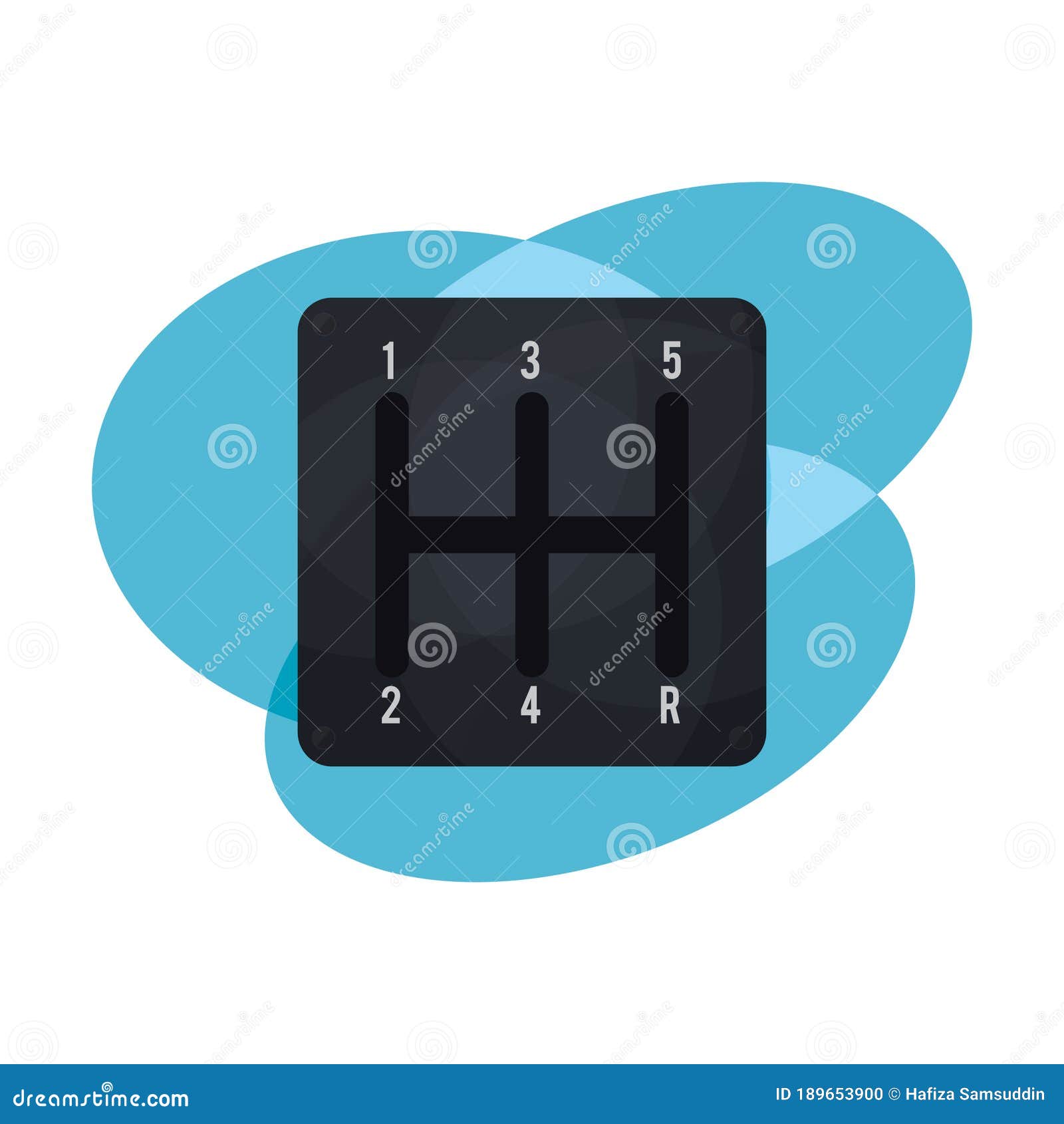Gear Shift. Vector Illustration Decorative Design Stock Vector ...