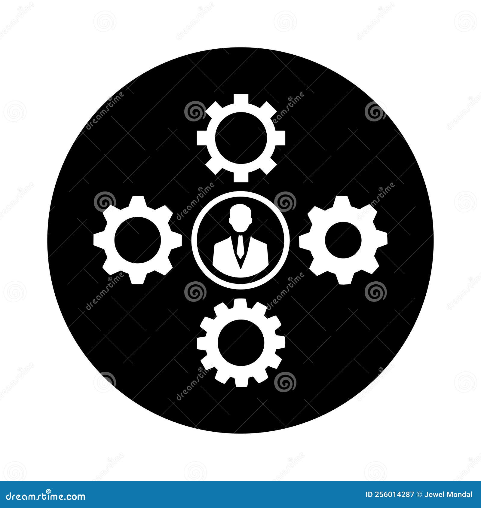 Gear, Specialist, Support Icon. Black Vector Graphics Stock ...