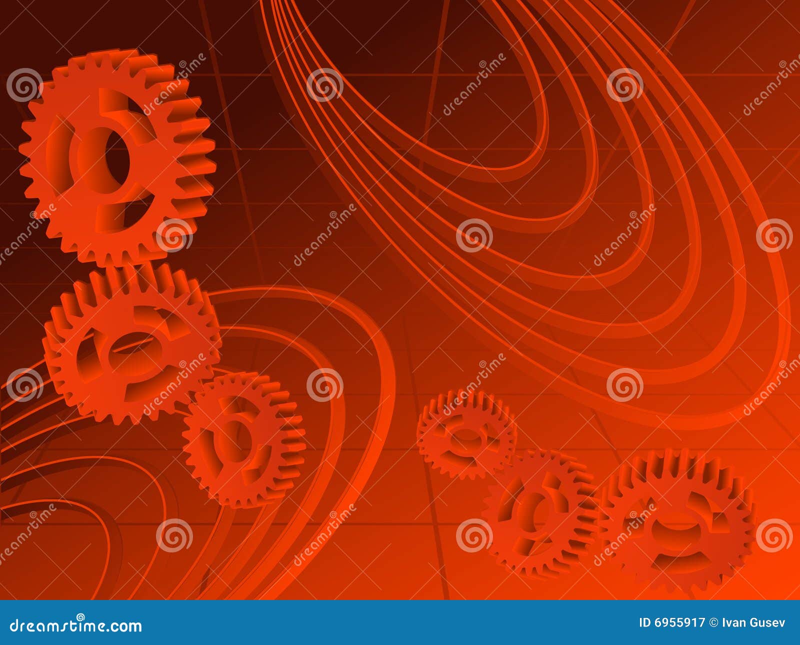 Gear and a spring stock vector. Illustration of rusty - 6955917