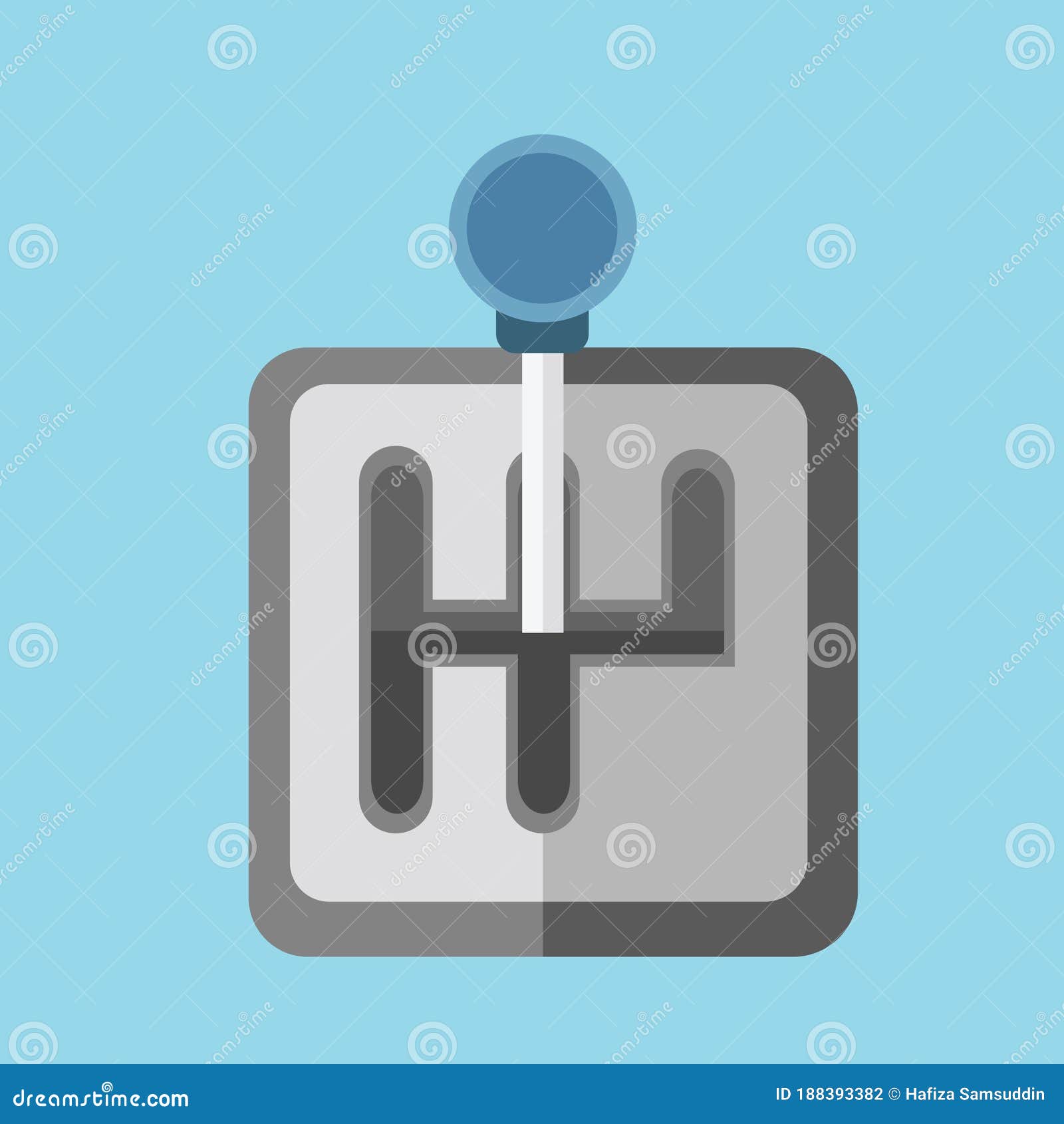 Gear Stick. Vector Illustration Decorative Design Stock Vector ...