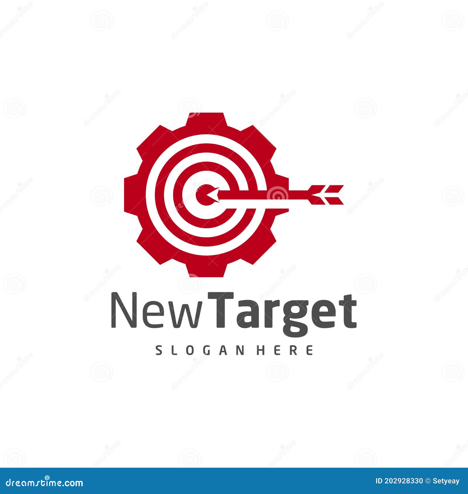Gear Target Logo Vector Template, Creative Target Logo Design Concepts ...