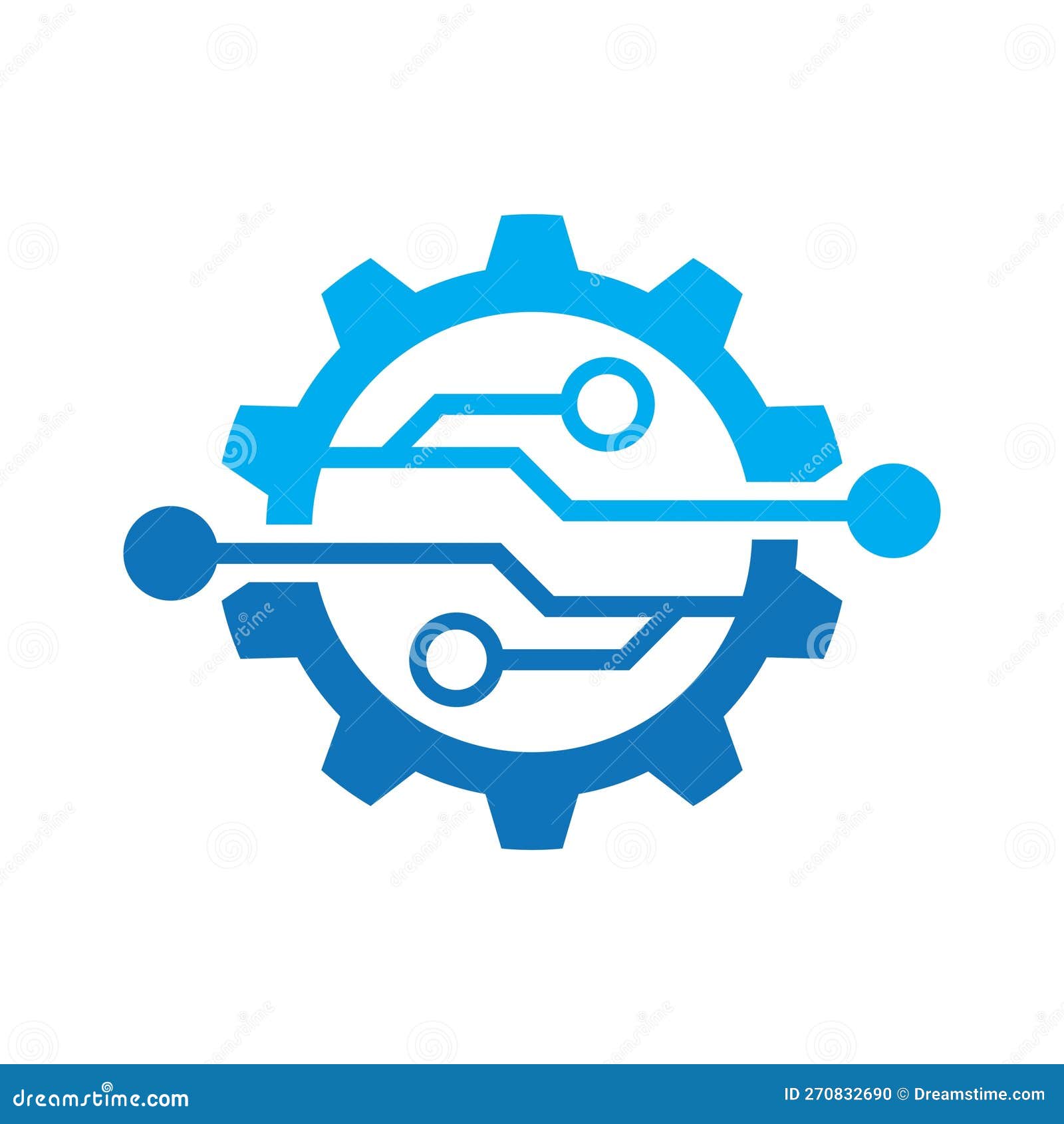 Gear tech logo images stock vector. Illustration of logo - 270832690