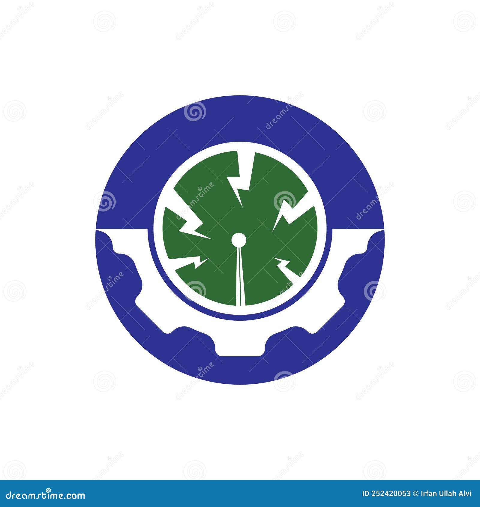 Gear Tech Vector Logo Design Template. Stock Illustration ...