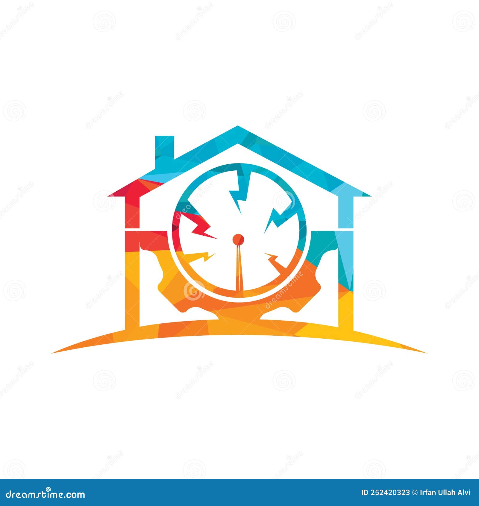 Gear Tech Vector Logo Design Template. Stock Illustration ...