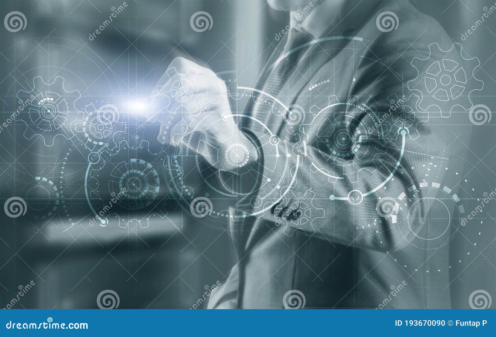 Technology Success Chart Stock Image | CartoonDealer.com #8832913