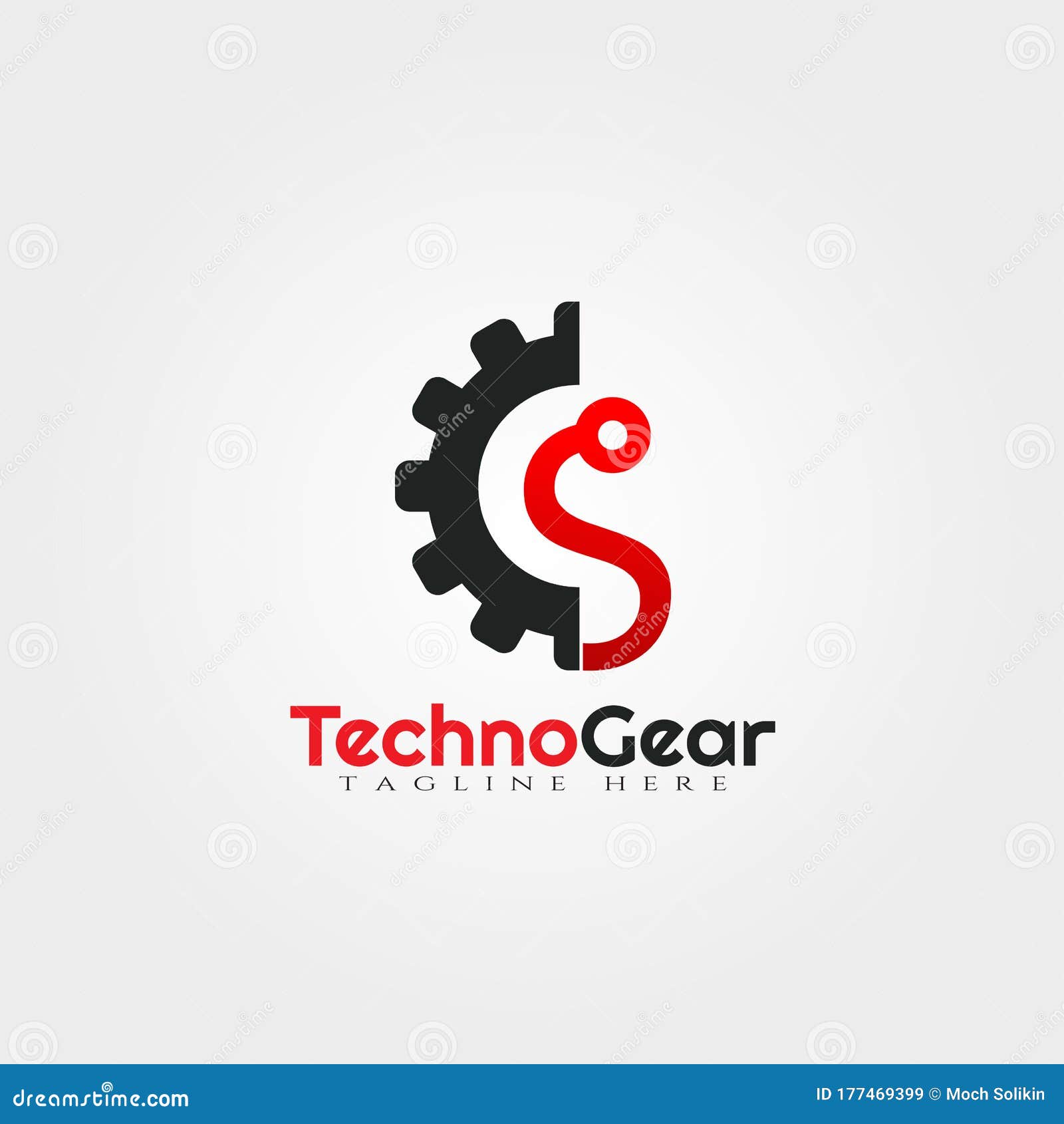 Gear Technology Vector Logo Design Stock Vector - Illustration of ...