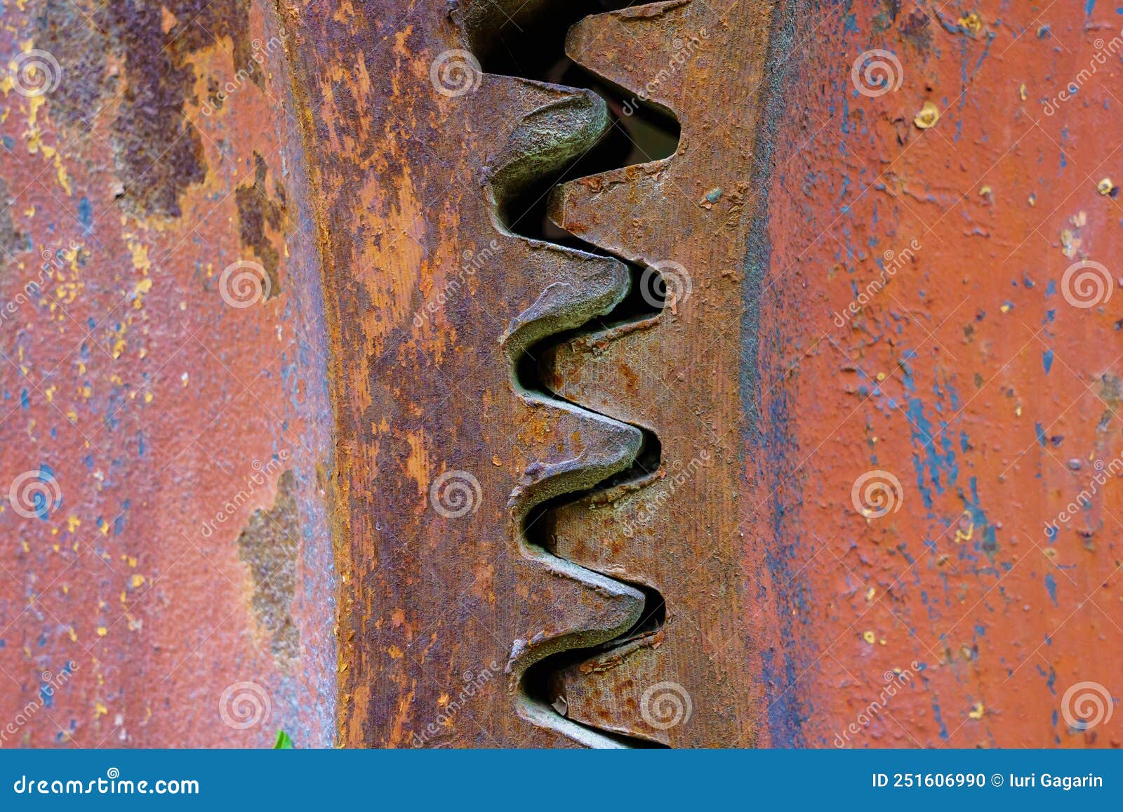 Gear Teeth Close Up. Background with Copy Space Stock Photo - Image of ...