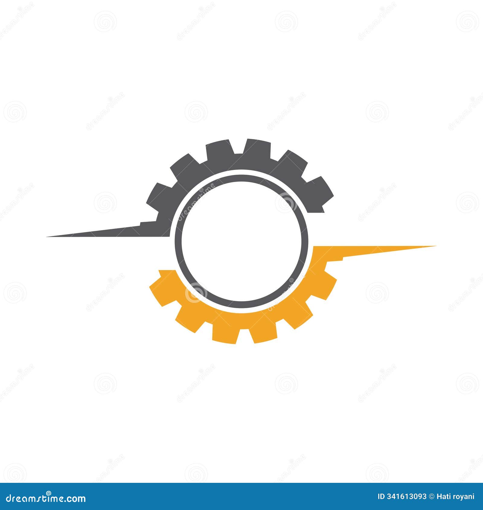 Gear Template Logo and Symbol Stock Illustration - Illustration of ...