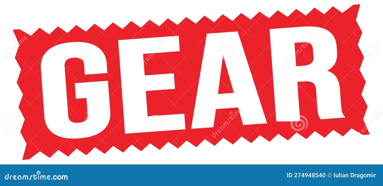 GEAR Text Written on Red Stamp Sign Stock Illustration - Illustration ...