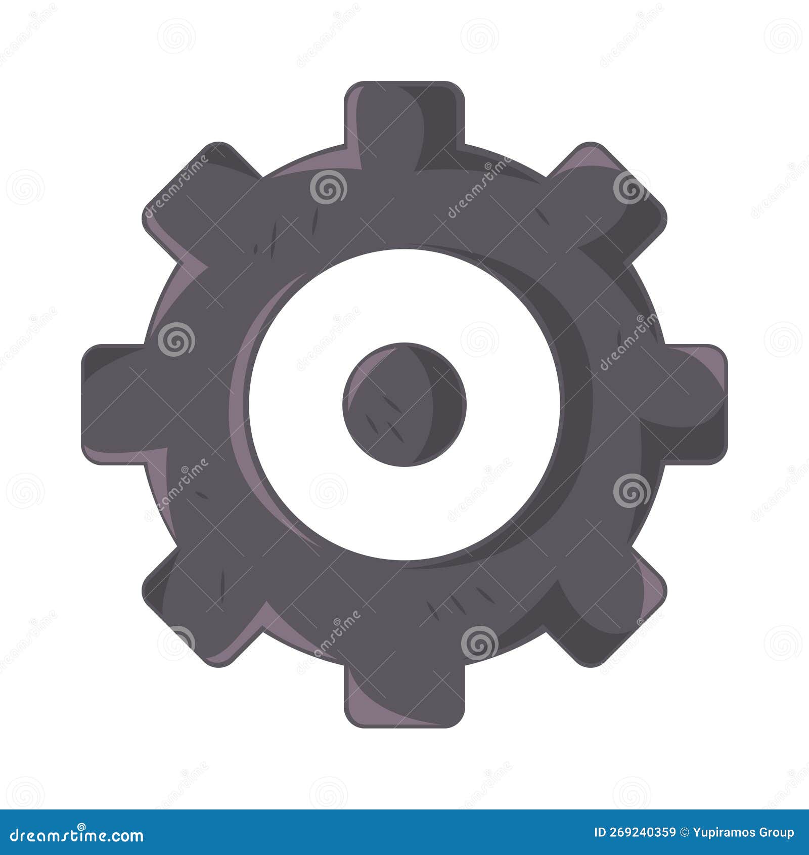 Gear tool icon stock vector. Illustration of icon, service - 269240359