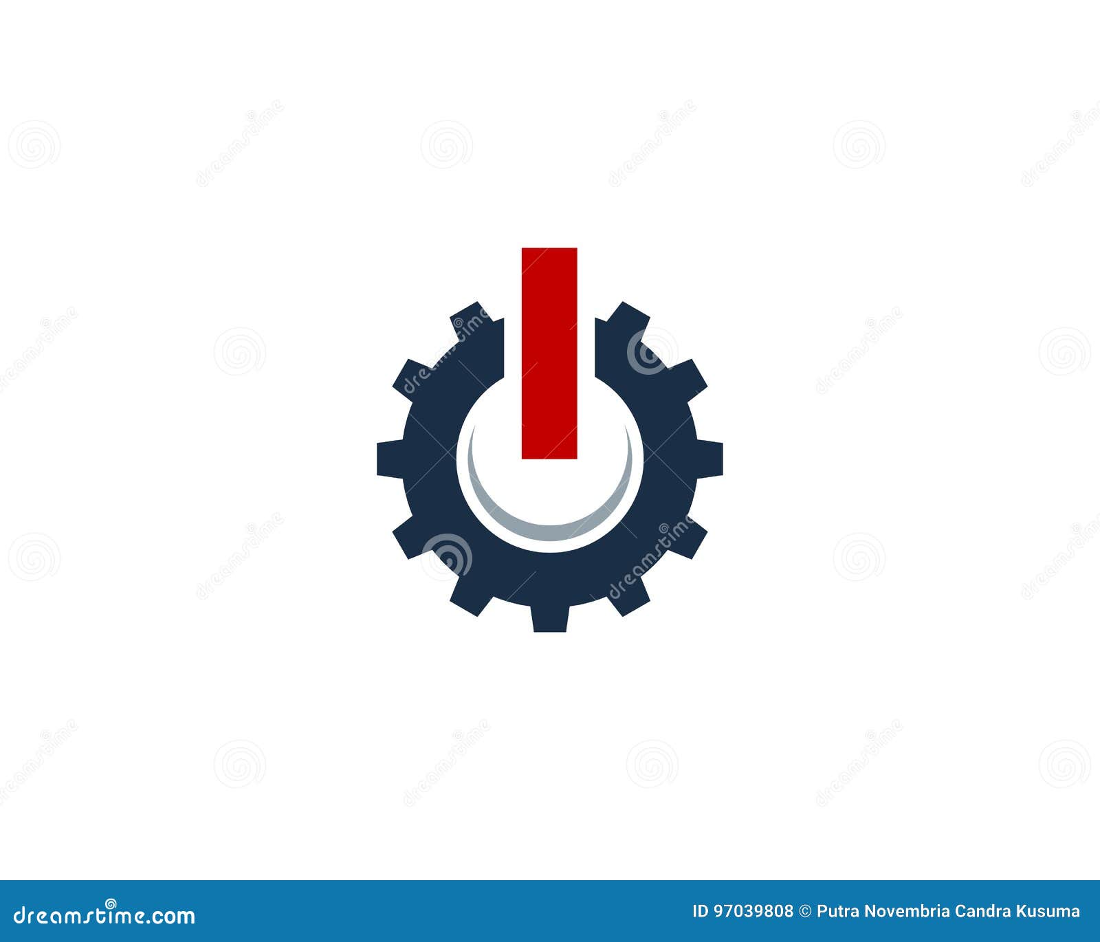 Gear Tool Power Energy Icon Logo Design Element Stock Vector ...