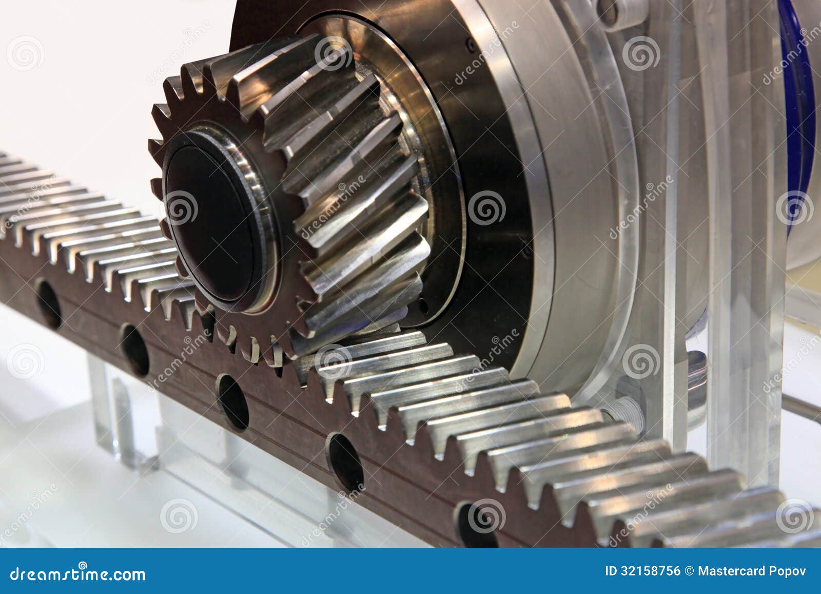 Gear transmission stock photo. Image of steel, powerful - 32158756