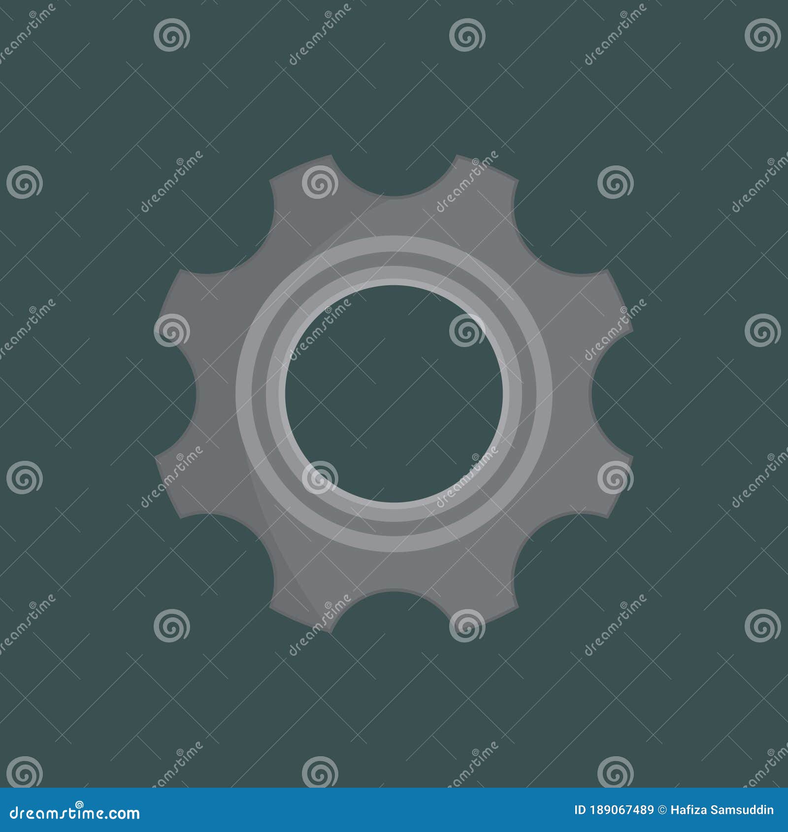 Gear. Vector Illustration Decorative Design Stock Vector - Illustration ...