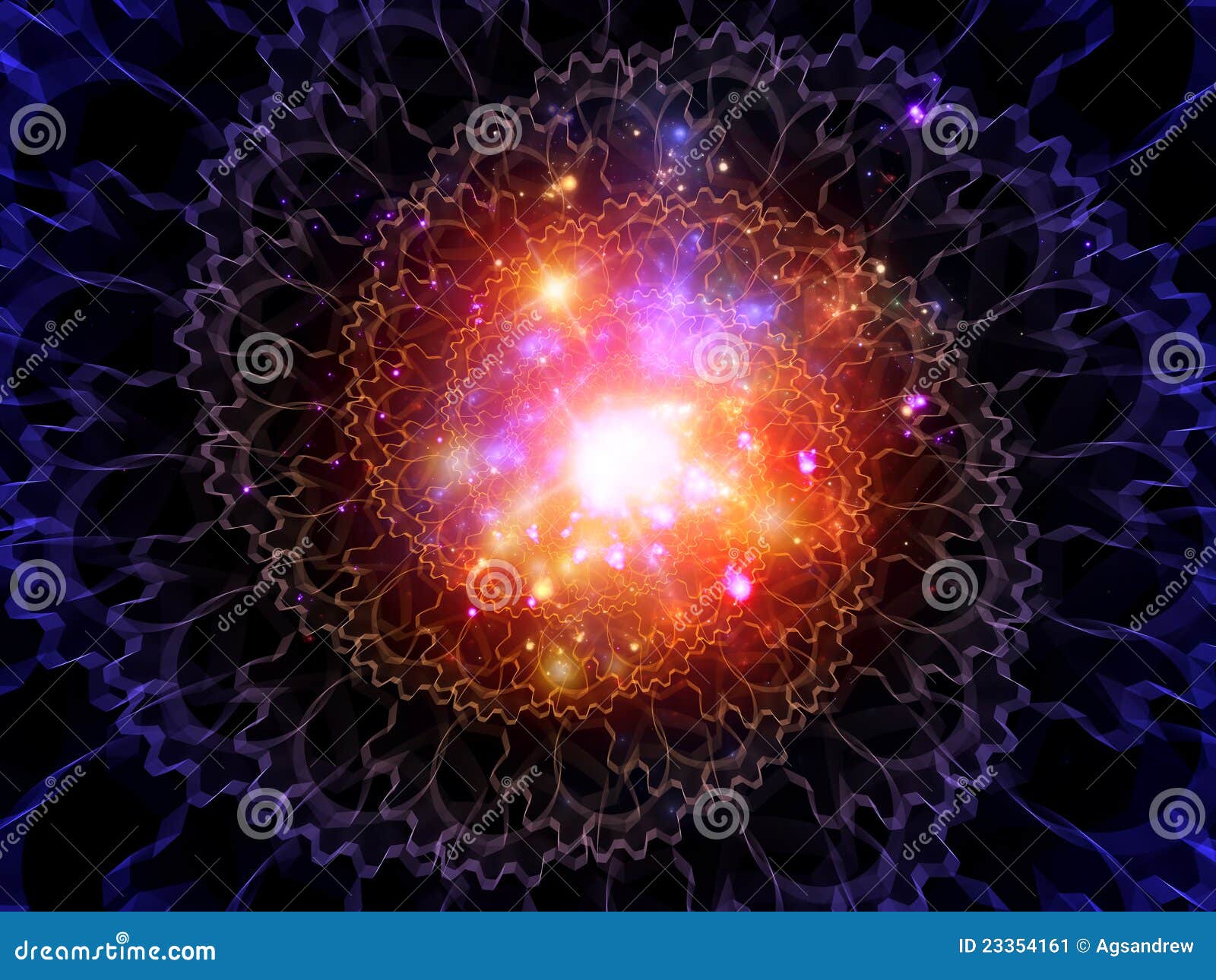 Gear vortex stock illustration. Illustration of pattern - 23354161