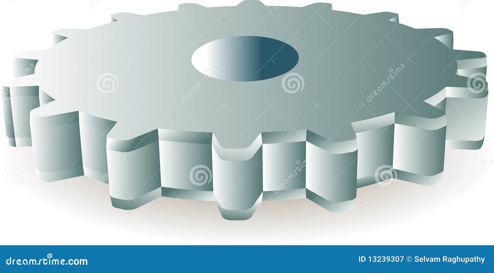 Gear wheel stock vector. Illustration of designer, logo - 13239307