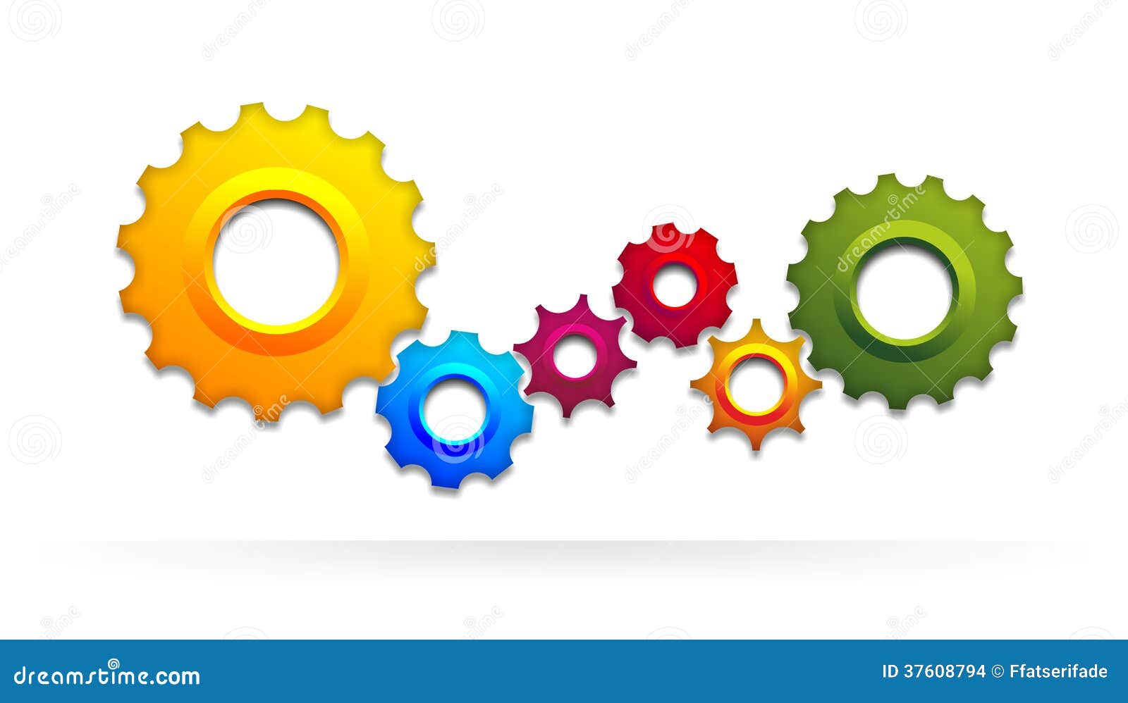 Gear Ratio Vector Illustration. Labeled Physical Formula Explanation ...