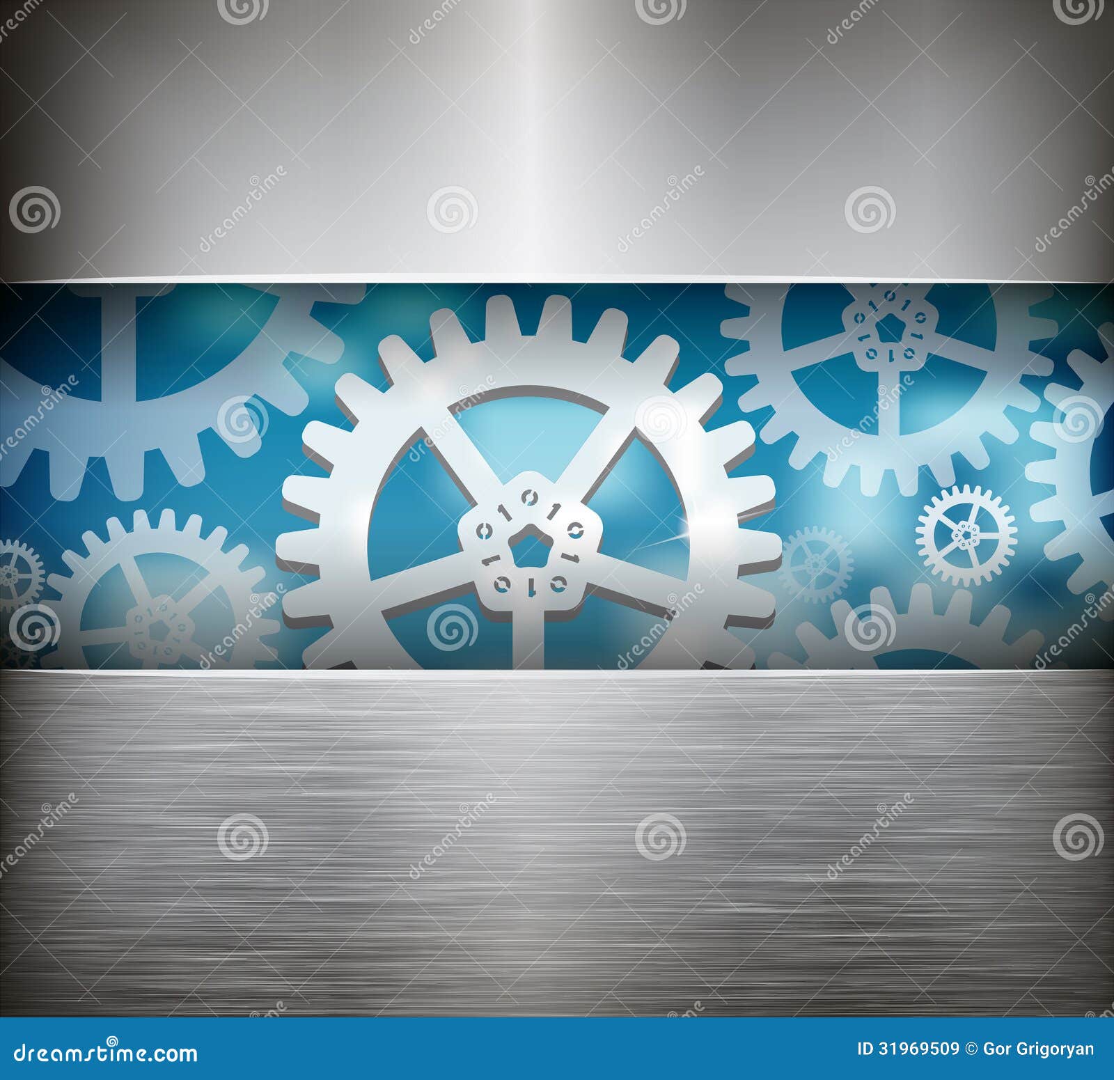 Gear Wheel Abstract Background Stock Vector - Illustration of fiction ...