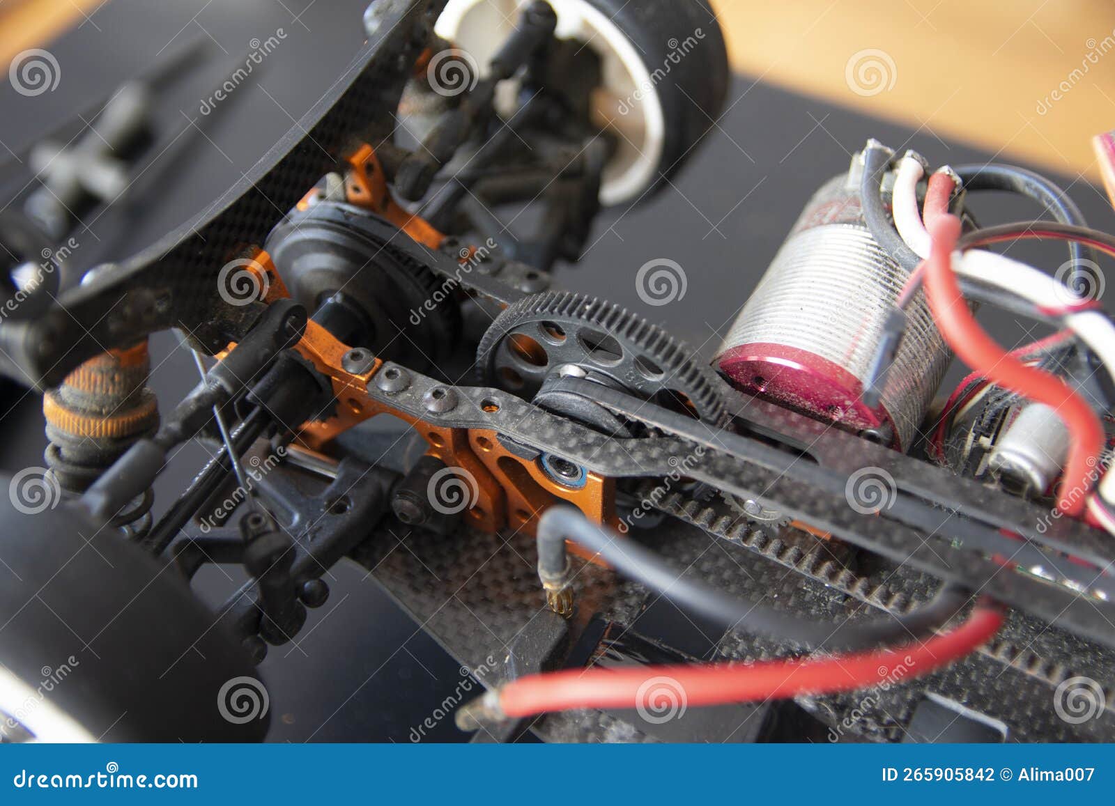 Gear Wheel with Belt in RC MODEL Stock Photo - Image of february, model ...