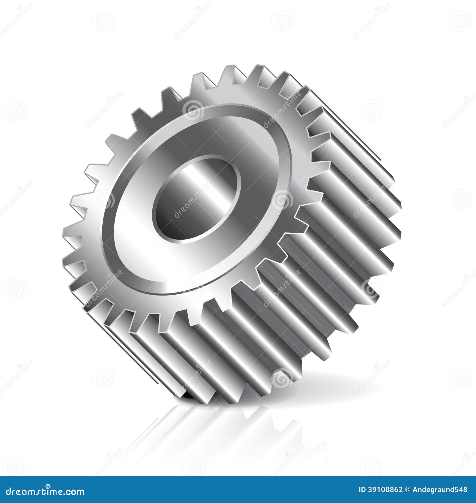 Gear wheel illustration stock vector. Illustration of cooperation ...