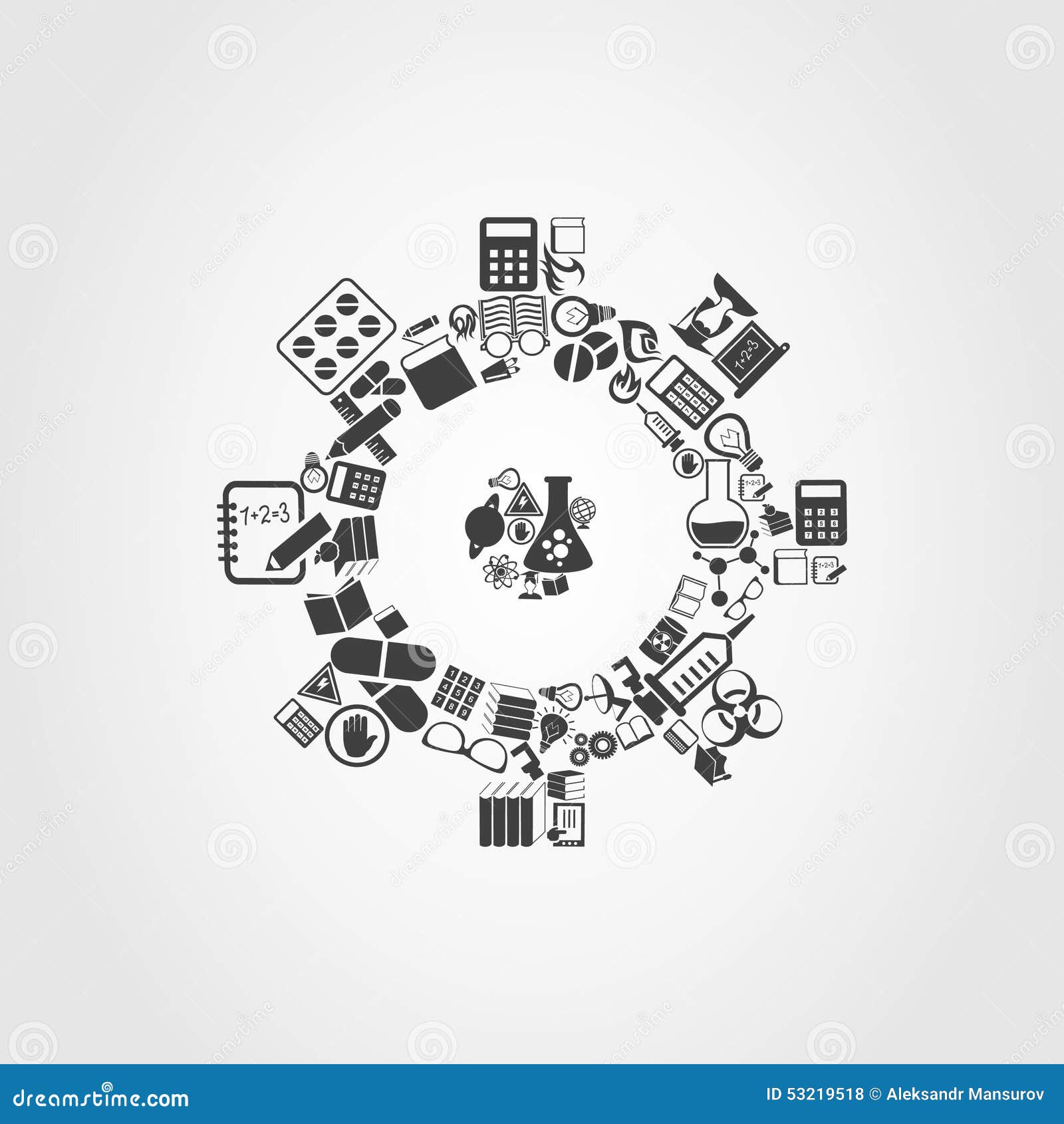 Gear Wheel A Science Vector Illustration | CartoonDealer.com #53219518